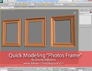 3dmax Tutorials: Quick Modeling "Photos Frame"