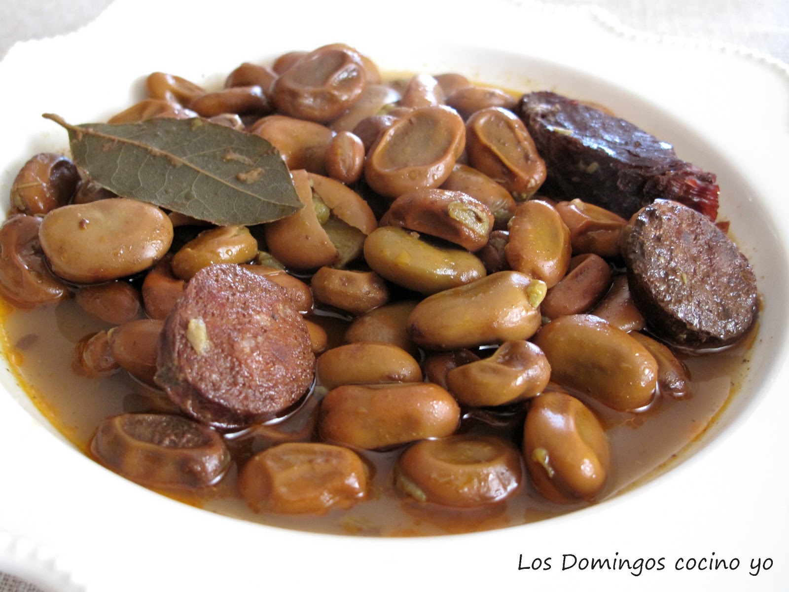 HABAS HERVIDAS - LOS DOMINGOS COCINO YO