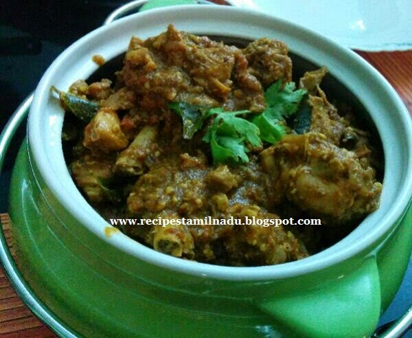 How to make Crispy Chicken Curry - Tamilnadu style - Tamil Nadu Recipes