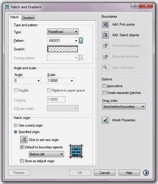 3D Architecture Design: Cara menambah custom hatch pada AutoCAD