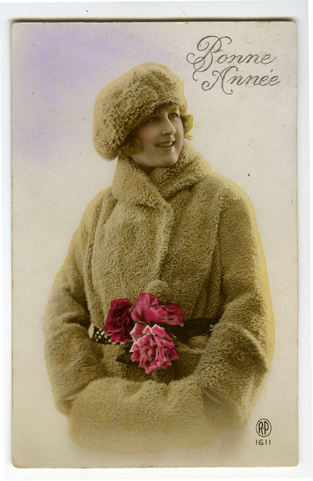 20 Beautiful Antique Hand Tinted Photo Postcards of Pretty Young Ladies ...