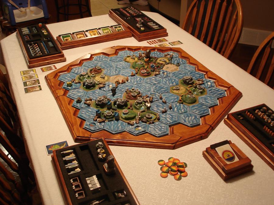 Custom 3D Settlers of Catan Project