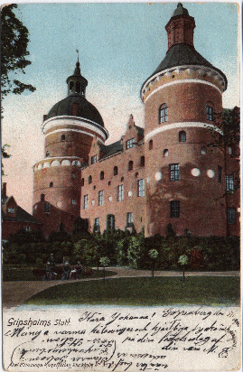 Axel Eliassons Konstförlag postcards: Gripsholm Slott