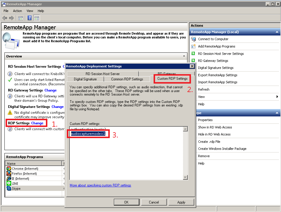 Chandler: Windows Remote Desktop and App