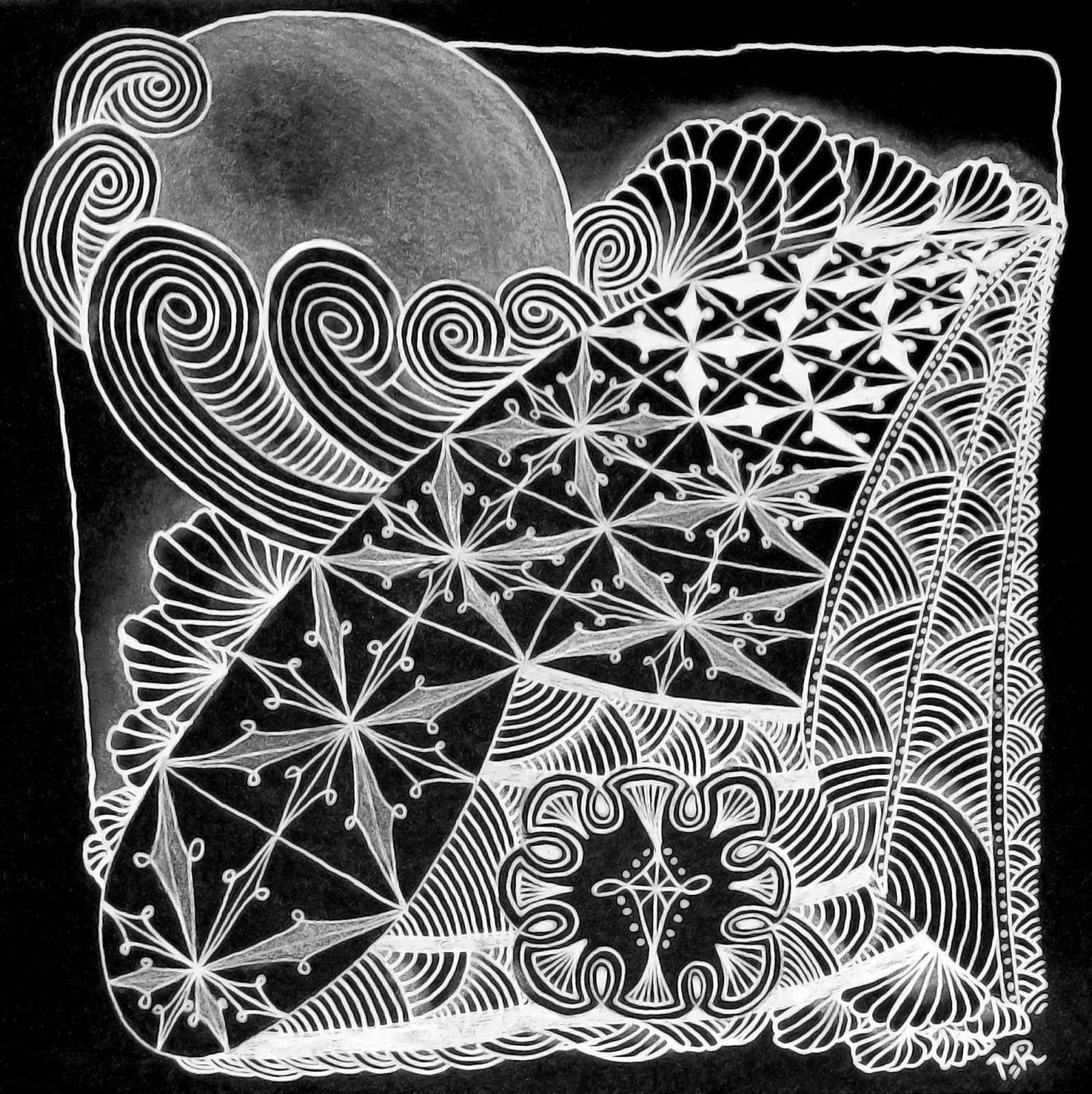 Tickled To Tangle: "It's a String Thing" #34 TIles