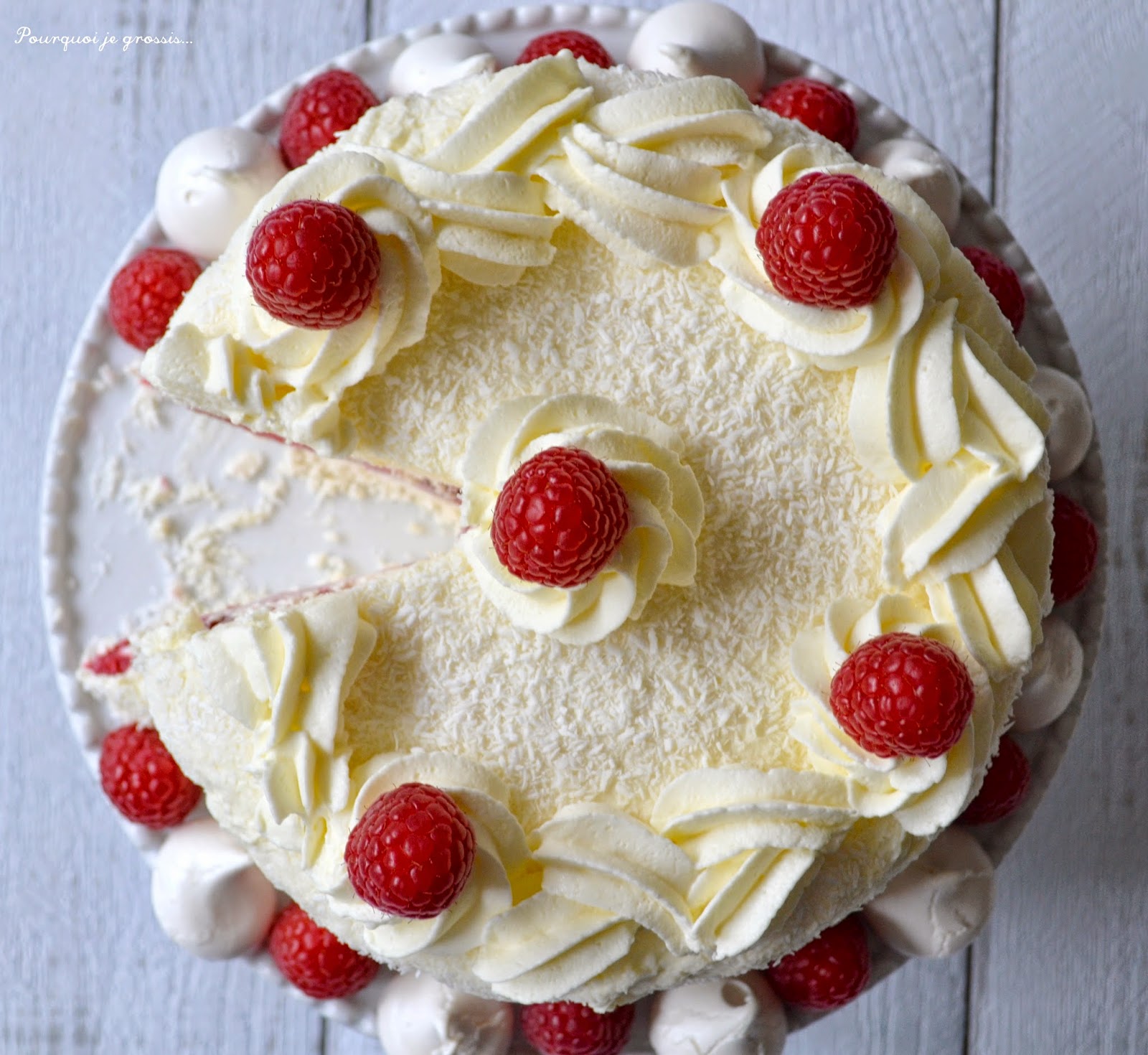 Pourquoi je grossis ... : Gâteau glacé à la meringue, chantilly noix de ...
