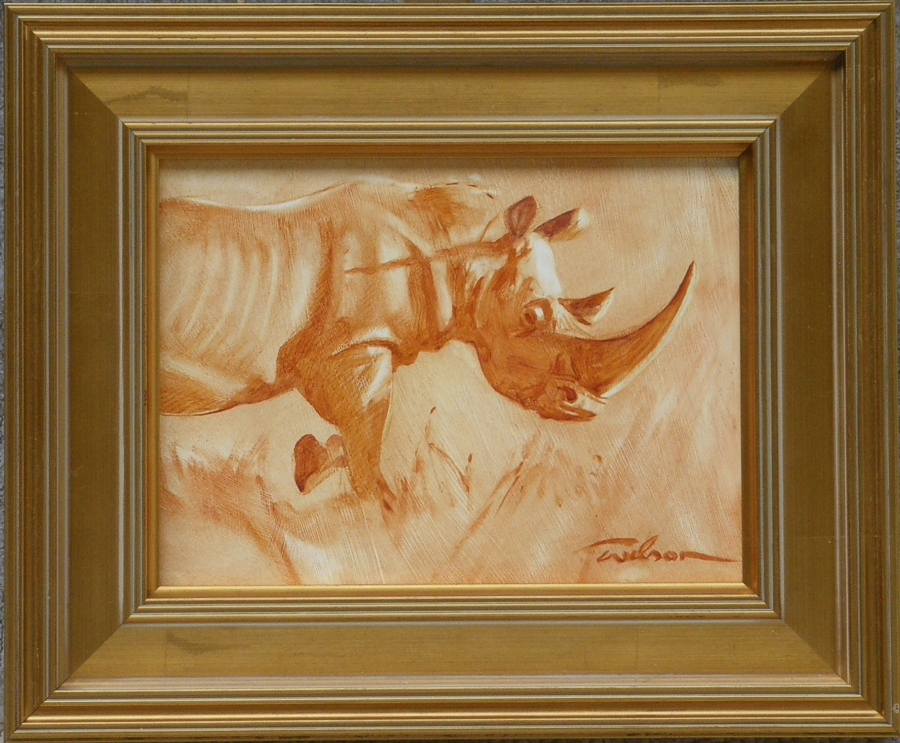 Artist Ron Wilson - Canada: Rhino horn sells for 14-thousand dollars