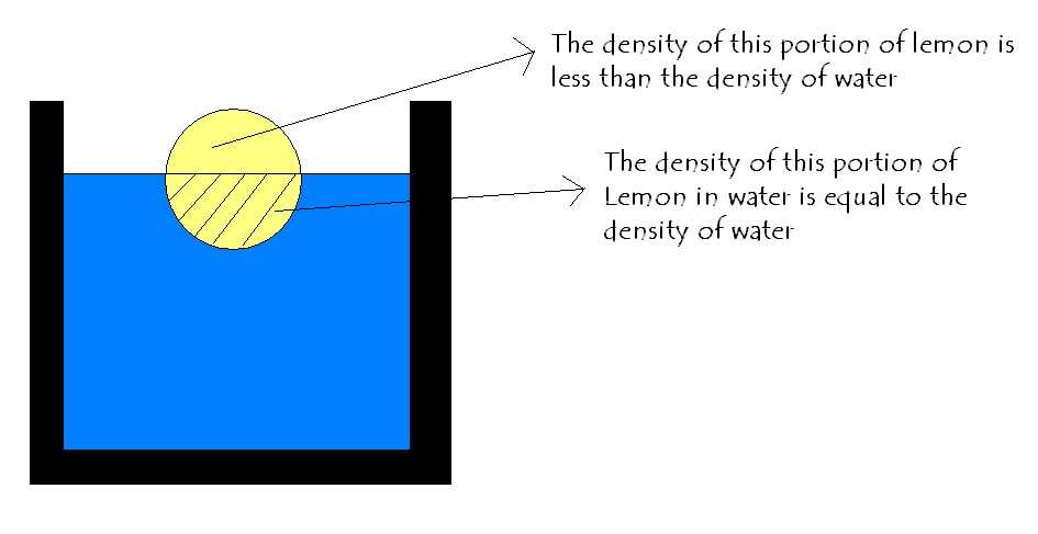 My Experiments and Results: Why does a lemon sink in water , initially ...
