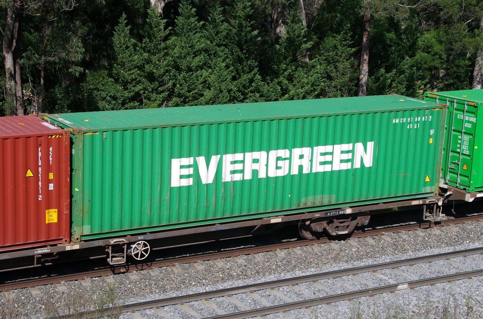 Rollingstock News: Evergreen 45G1 Containers