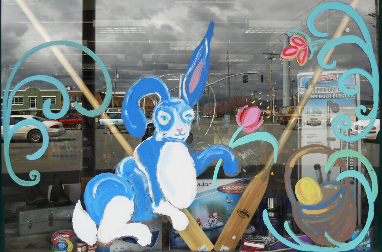 Dreamscapes: Easter Window Painting