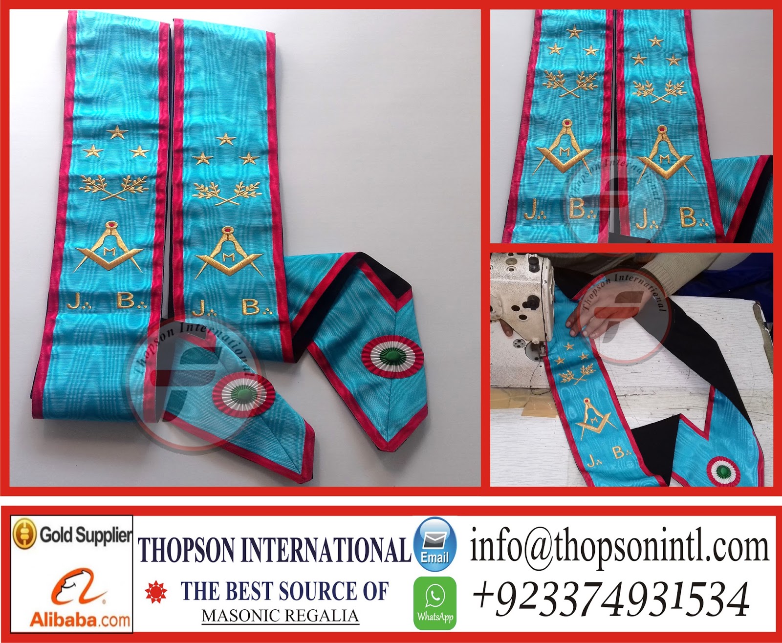 Masonic Regalia thopson: Knight Templar Alms Bag