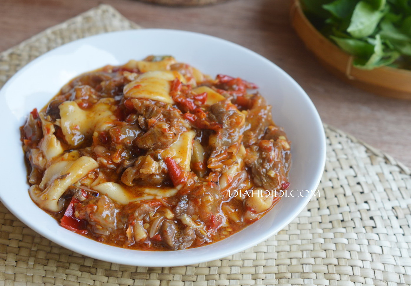 Diah Didi's Kitchen: Seblak Daging..atau Oseng Mercon..?