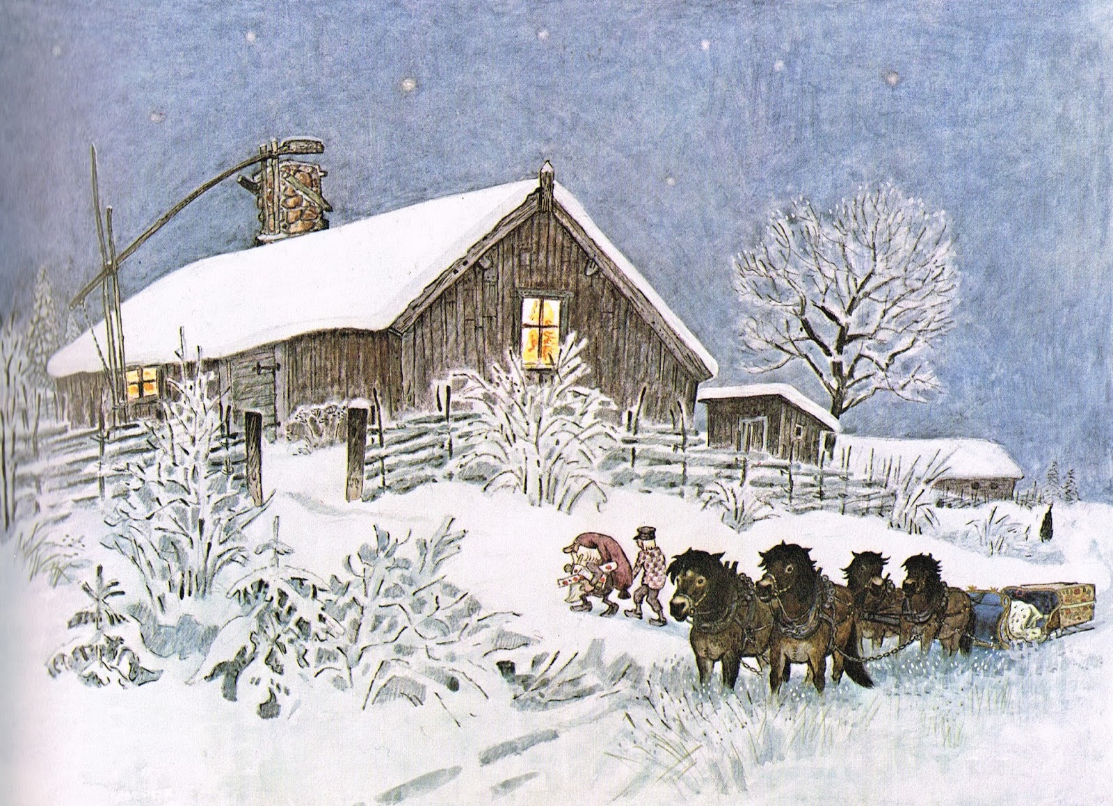 children's book illustrations: Viktor Rydberg, Rydberg, The Christmas ...