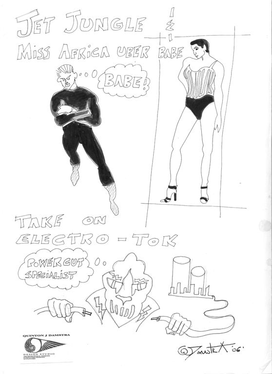 QJD Design studio wildetect: Jet Jungle and the black panther jupiter