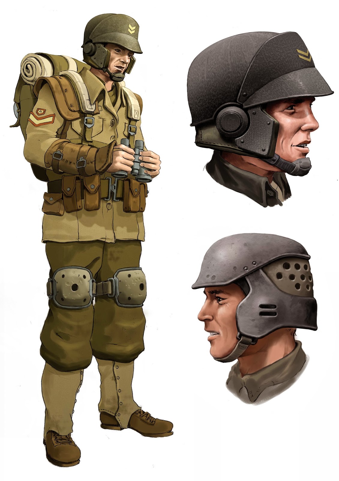 Jim Martin Concept Art: Warhawk Army Gear