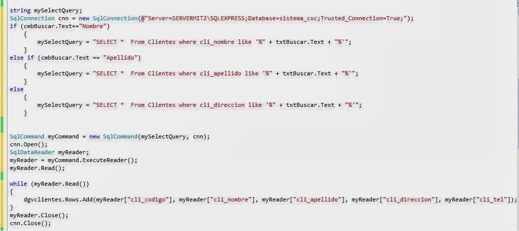 Diógenes Amaury: Consultando Datos En C#