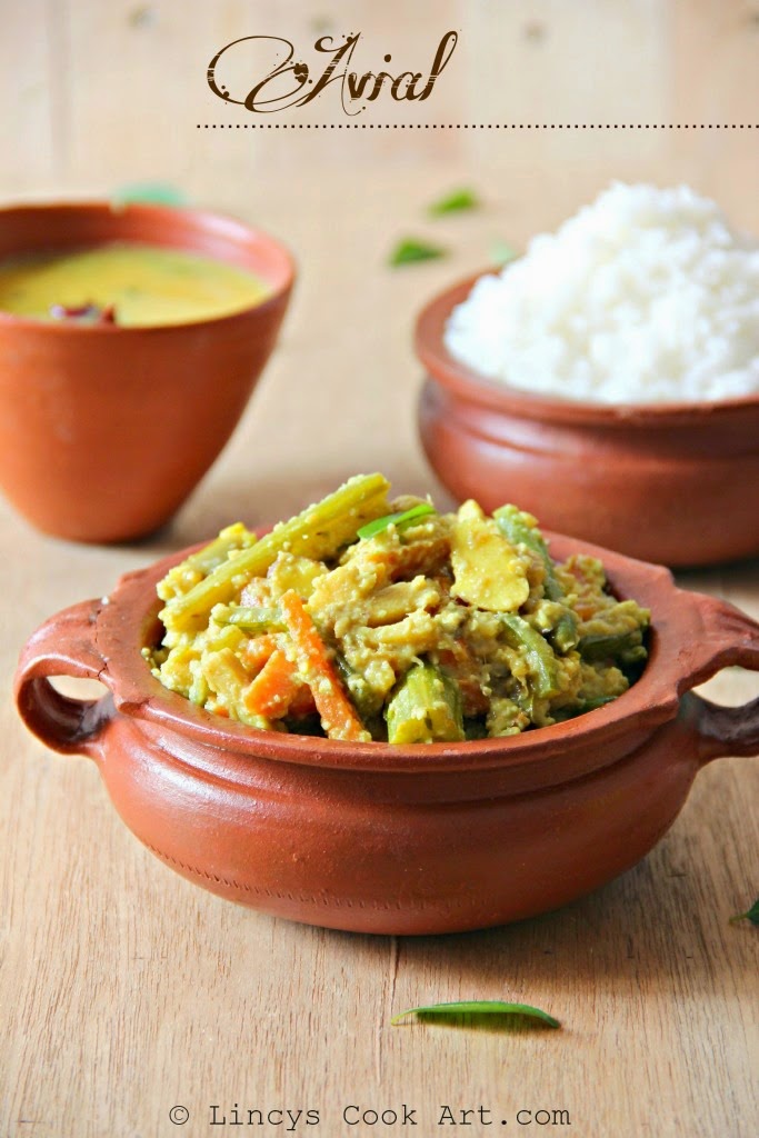 Avial / Traditional Kerala Avial/ Malabar Avial ~ Lincy's Cook Art