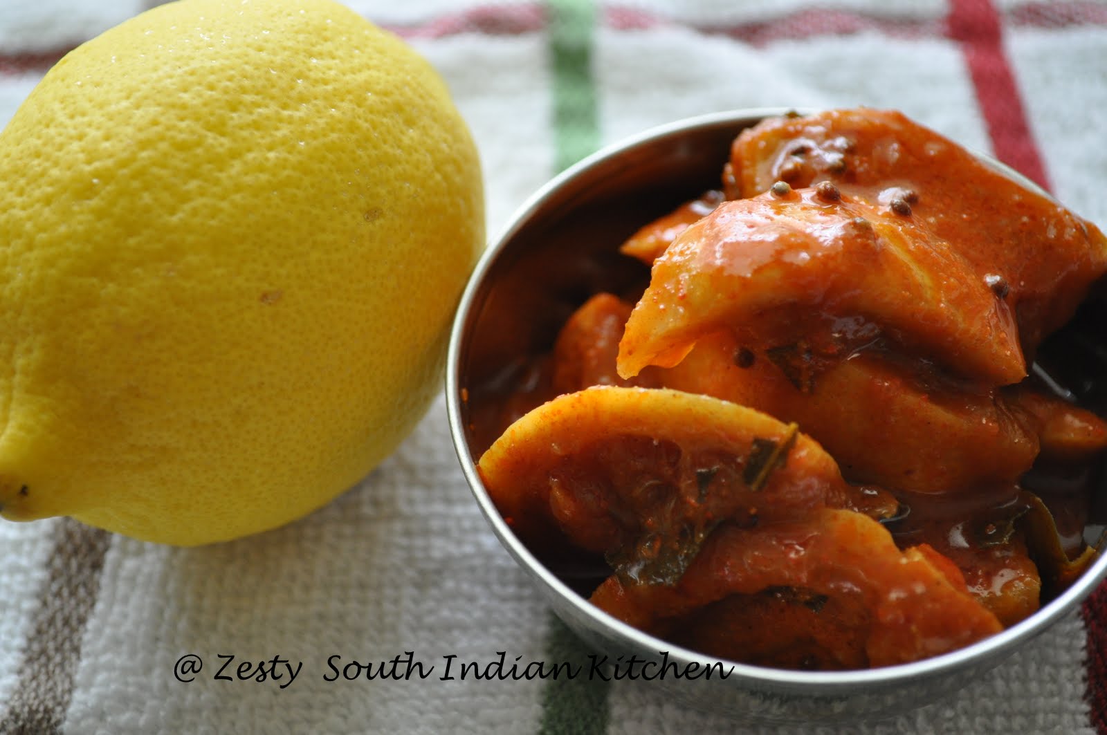 Naranga Achar / Lemon pickle - Zesty South Indian Kitchen