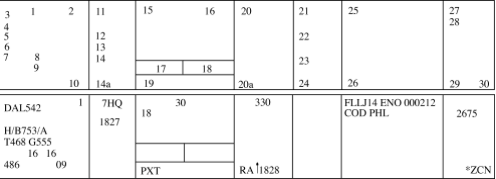 Air Traffic Control: How to Read A Flight Strip