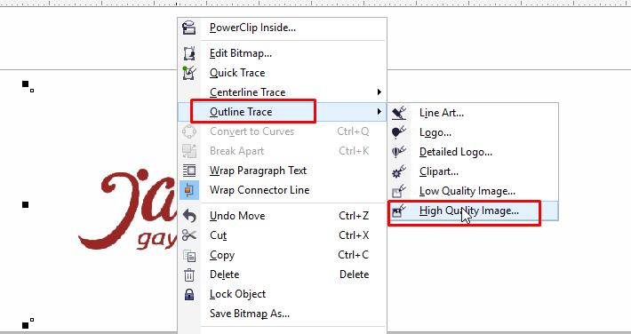 Cara Trace BITMAP Corel Draw - Biologizone