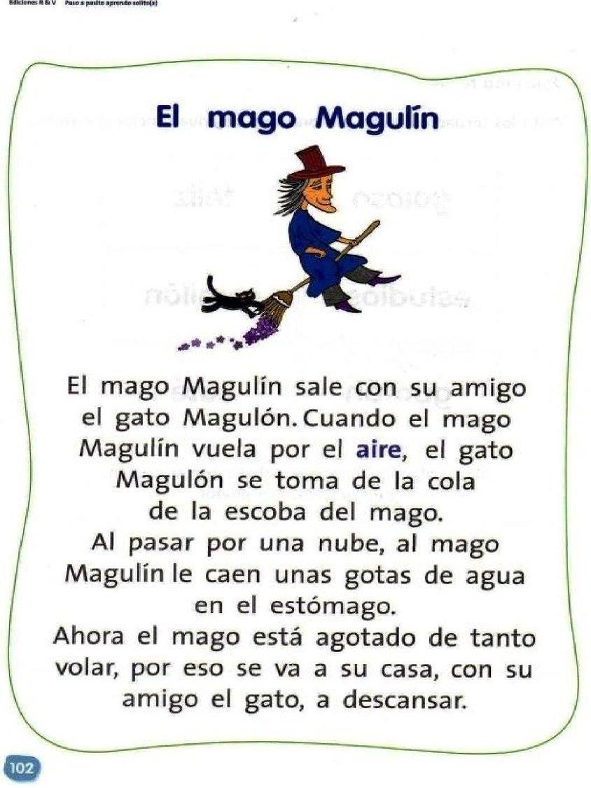 Fichas de Primaria: Lecturas sencillas