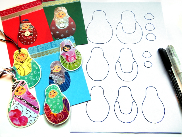 Matryohska Doll Birthday Card DIY