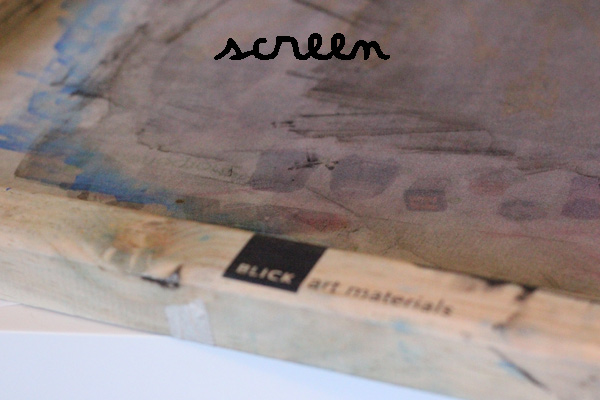 how to screenprint on fabric - see kate sew