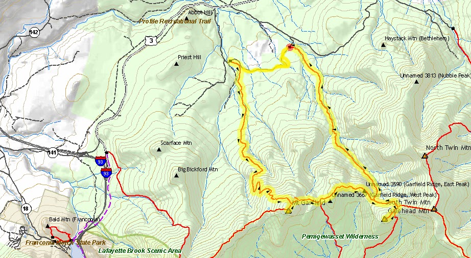 Into the Sky Hole: Mount Garfield and Mount Galehead, October 12, 2014 ...