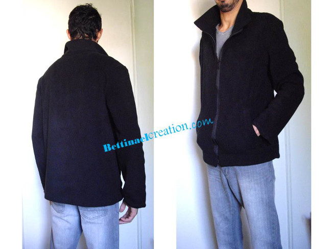 patron couture veste homme