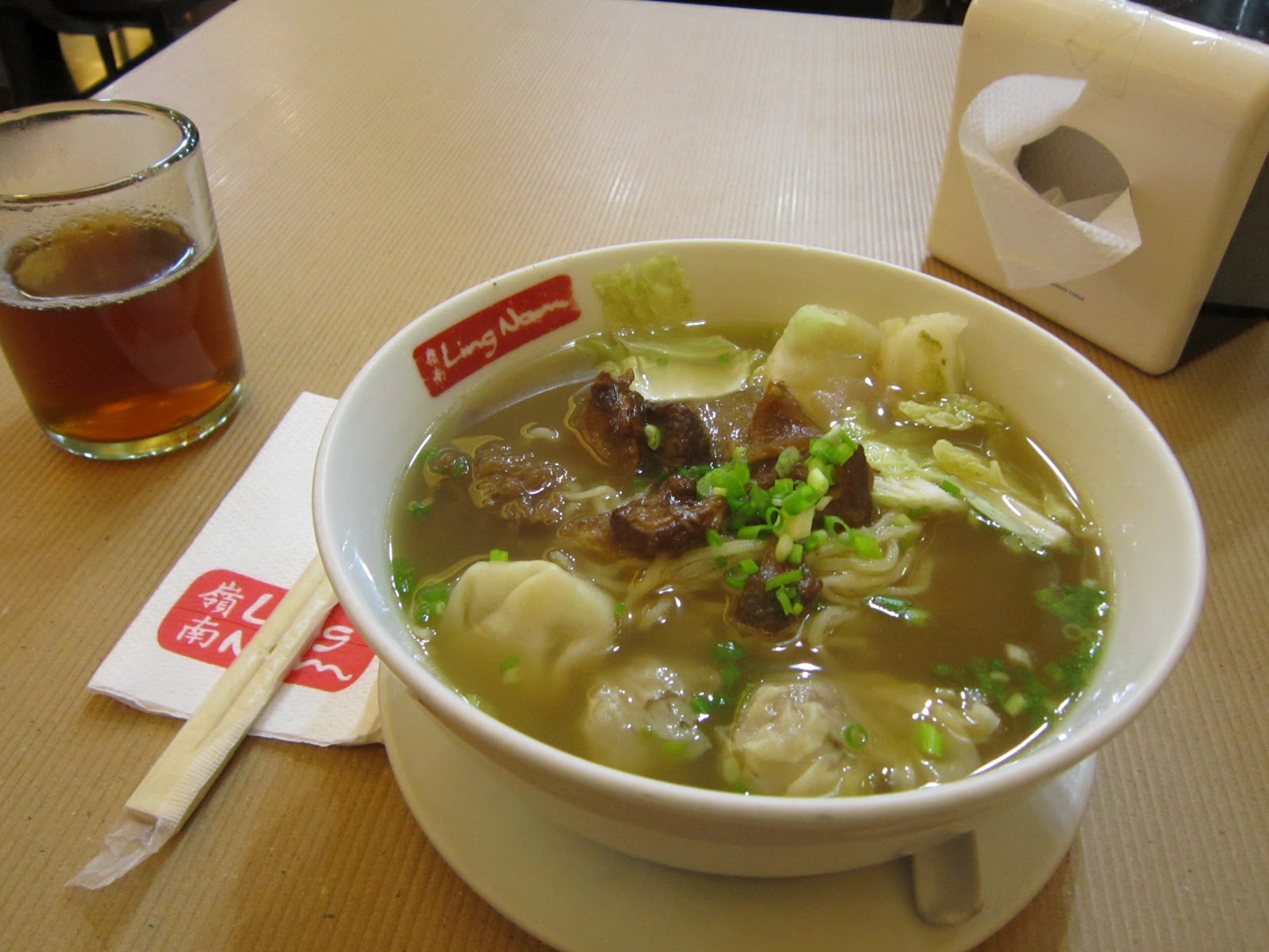 Bockscar's package of Ramen, Mami, Noodles Atb: Ling-Nam noodle house