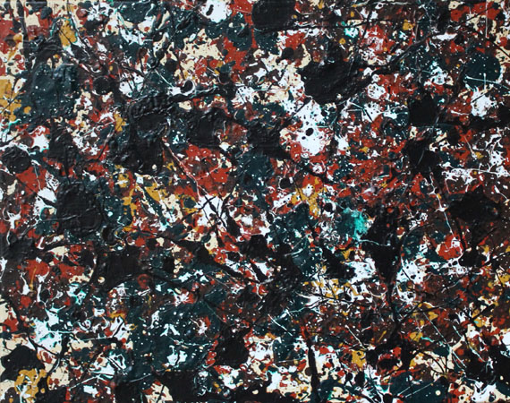 365 Projects: Jackson Pollock Inspired Drip Painting, Day 10 Modern Artists