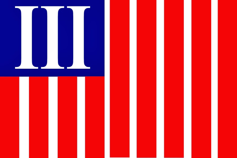 III Percent: III Battle Flag