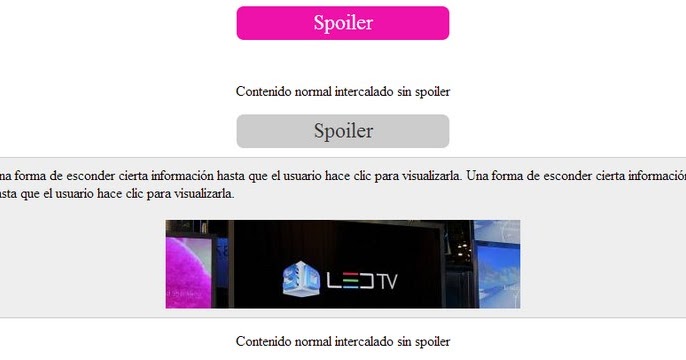 Como Desplegar y plegar con un clic usando CSS. Crear spoilers con ...