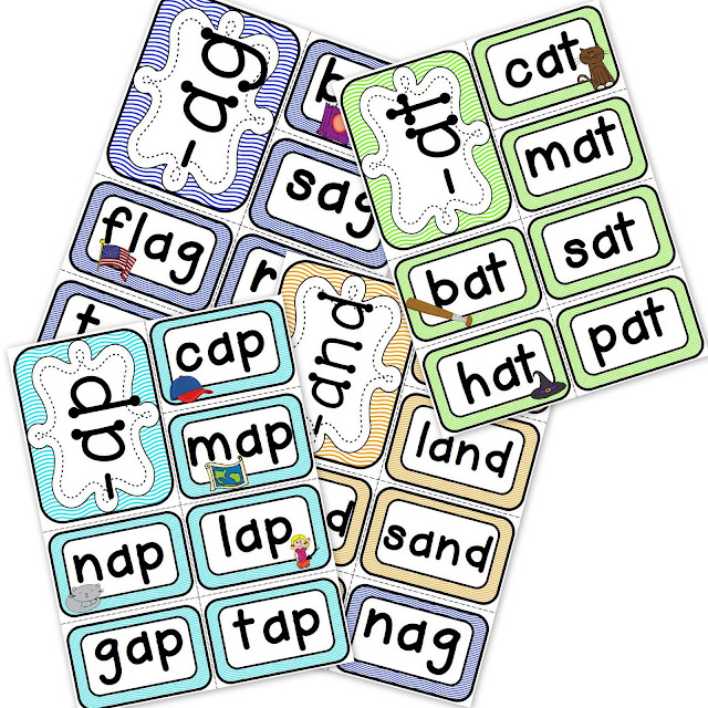 Sweet Times in First: Word Family Word Cards, Mini-Books, and Activities!