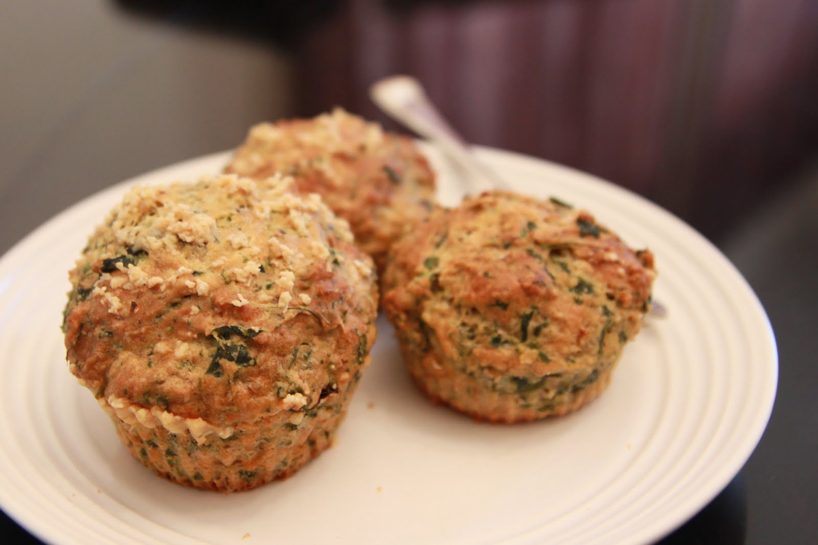 Cafe Creatures: Spinach & Cheese Muffins