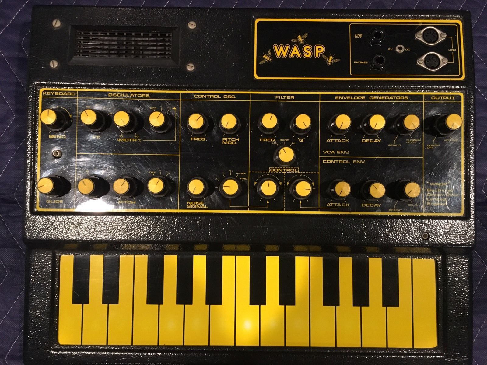 MATRIXSYNTH: Vintage 1978 EDP Wasp with MIDI & Original Manual