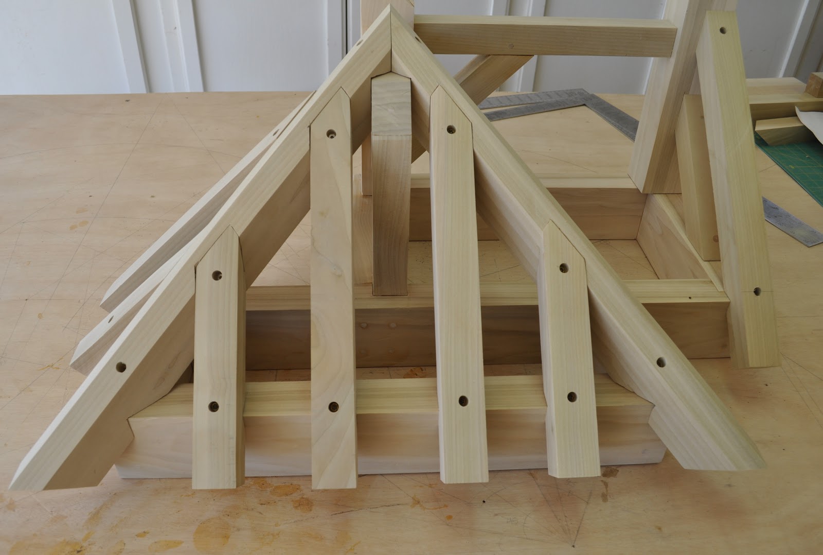 Roof Framing Geometry: Square Cut Tenon Jack Rafters