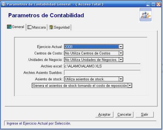 ERP Alamo: Módulo Contable (MCG)