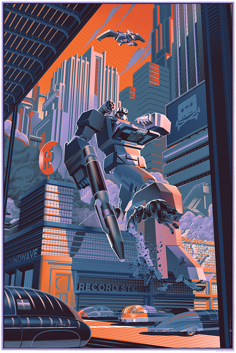 The Blot Says...: New Transformers Screen Prints by Kevin Tong, Laurent ...