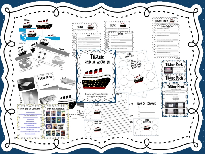 Titanic Worksheets
