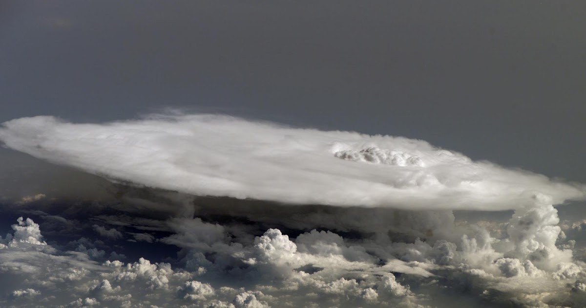 Cumulonimbus Cloud over Africa seen from the International Space ...