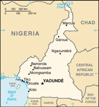 Map Cameroon | Travel Information For Cameroon
