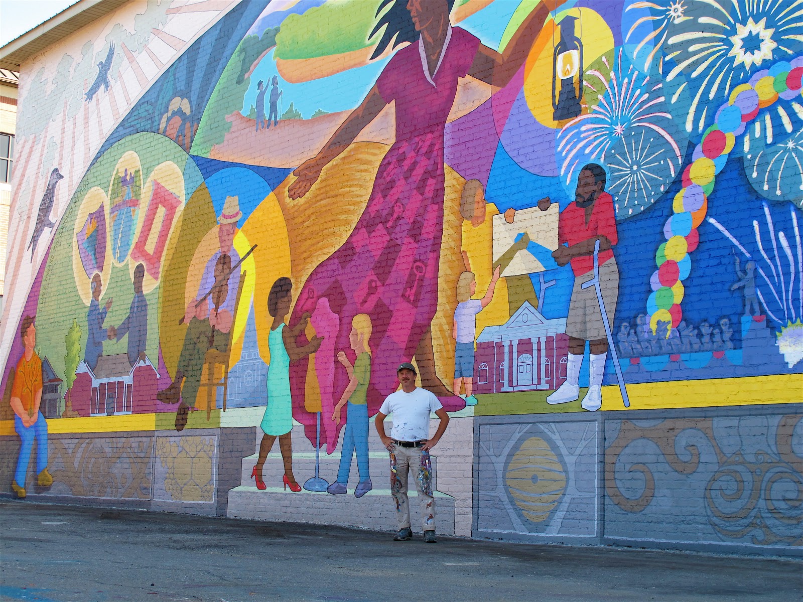 The Mid-America Mural Project: Arkadelphia's completed mural - "From a ...