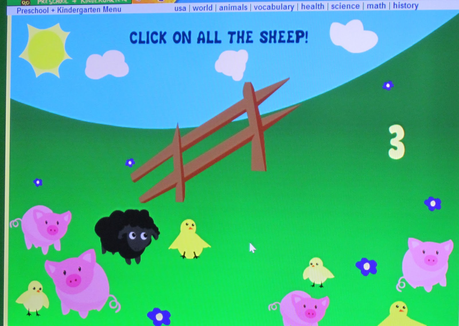 Sheppard Software Preschool Computer Game - Farm | Still Playing School