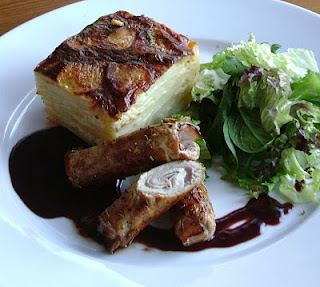 Louise´s Spis: Kalvrullader med Potatisterrin på Getost