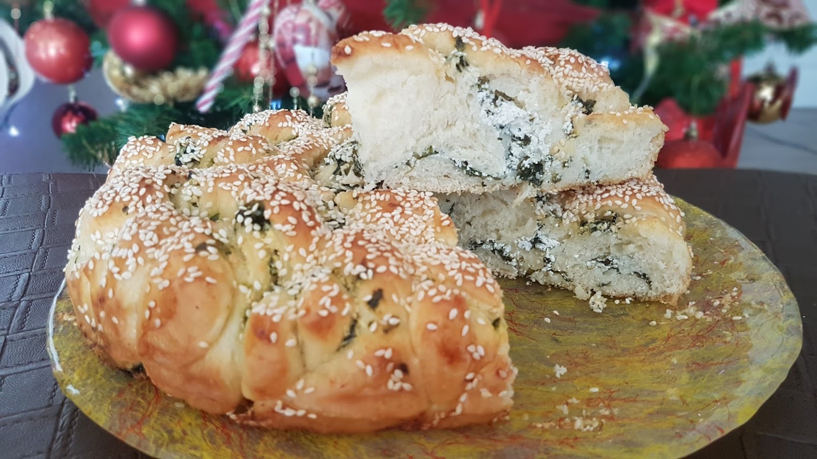 SOFT POGACHA WITH SPINACH AND RICOTTA ~ Macedonian Cuisine