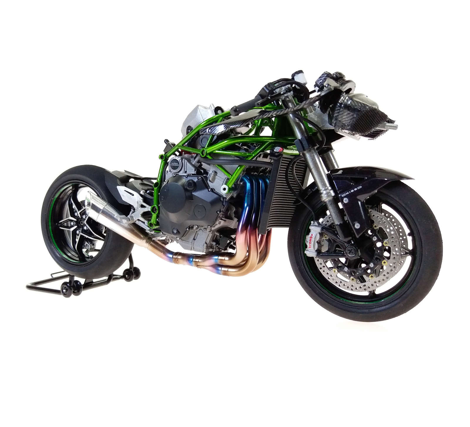 Racing Scale Models: Kawasaki H2R by Fartech Speedalova (Tamiya)