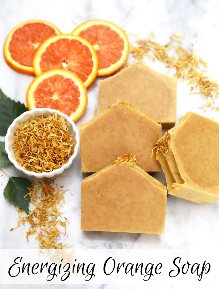 Making Scentz (aka Homemade Bath Products): Energizing Orange Soap