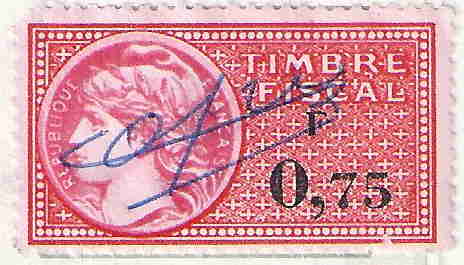 collection: Timbres fiscaux de France