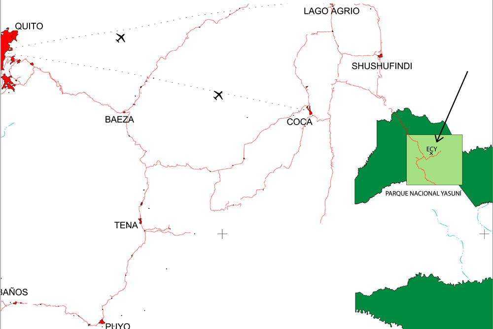 ¿CÓMO SE LLEGA AL YASUNI?